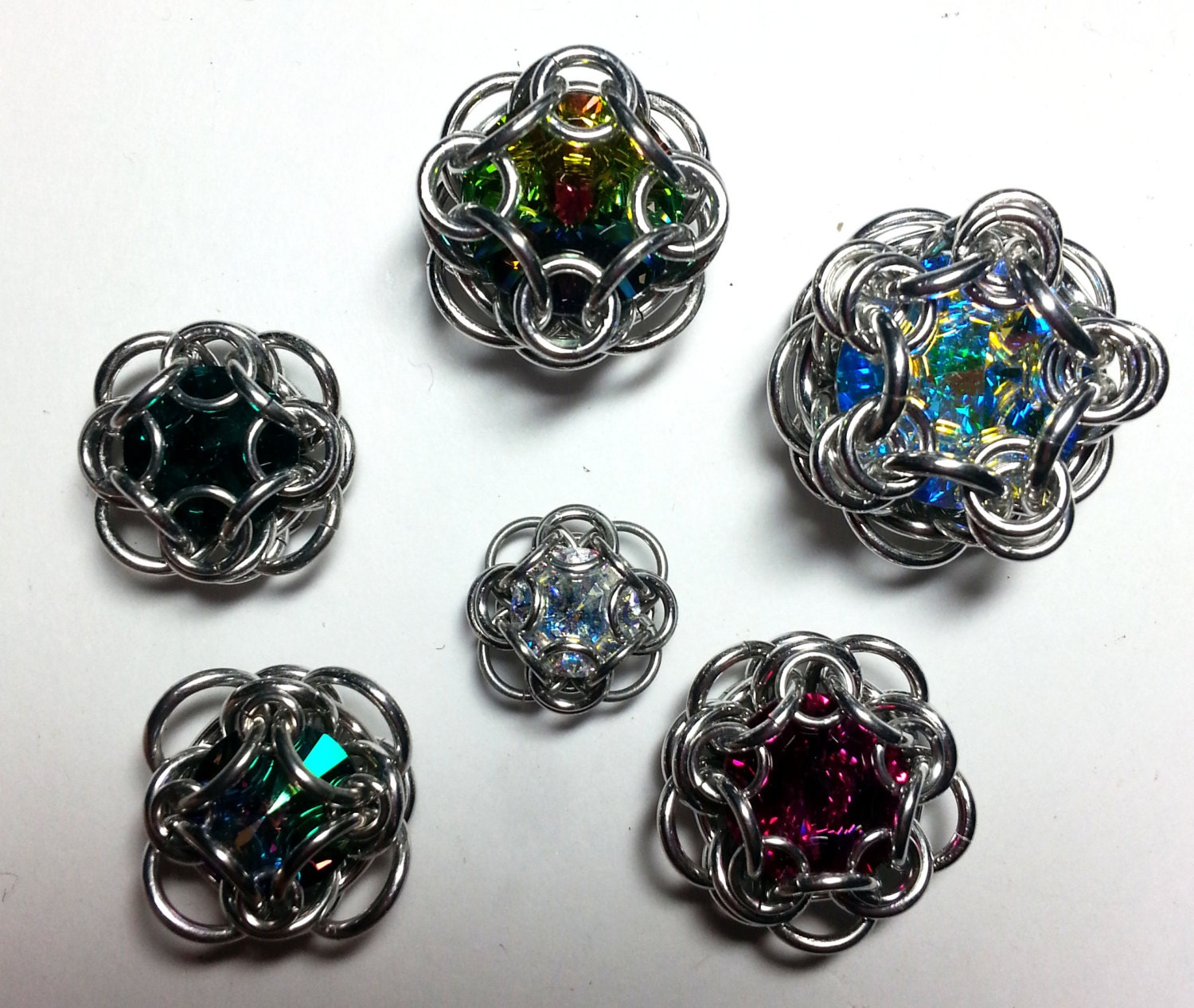 Chainmaille Rivoli Setting Tutorial - Etsy UK