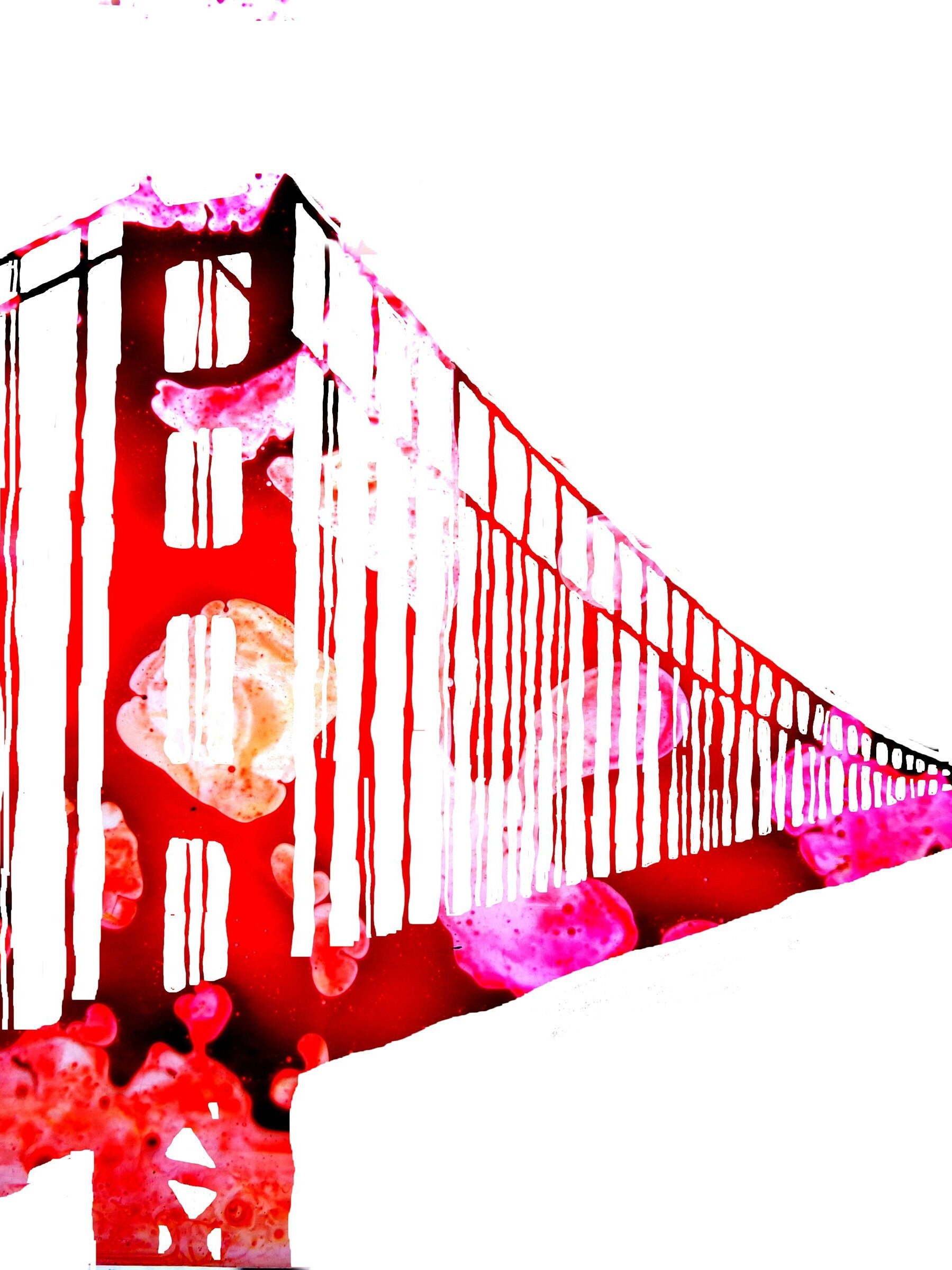 Golden Gate Bridge Art Print, San Francisco Art, Bright Wall Art, Red ...
