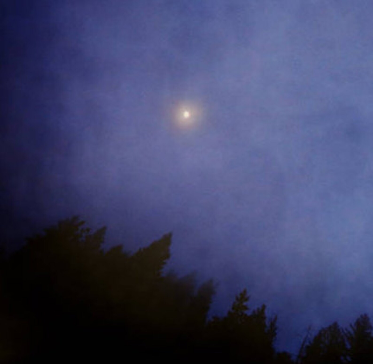 Sky Photography Print, Moon Art Print, Blue Black Large Wall Art ...
