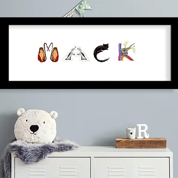Custom Name Art - Etsy