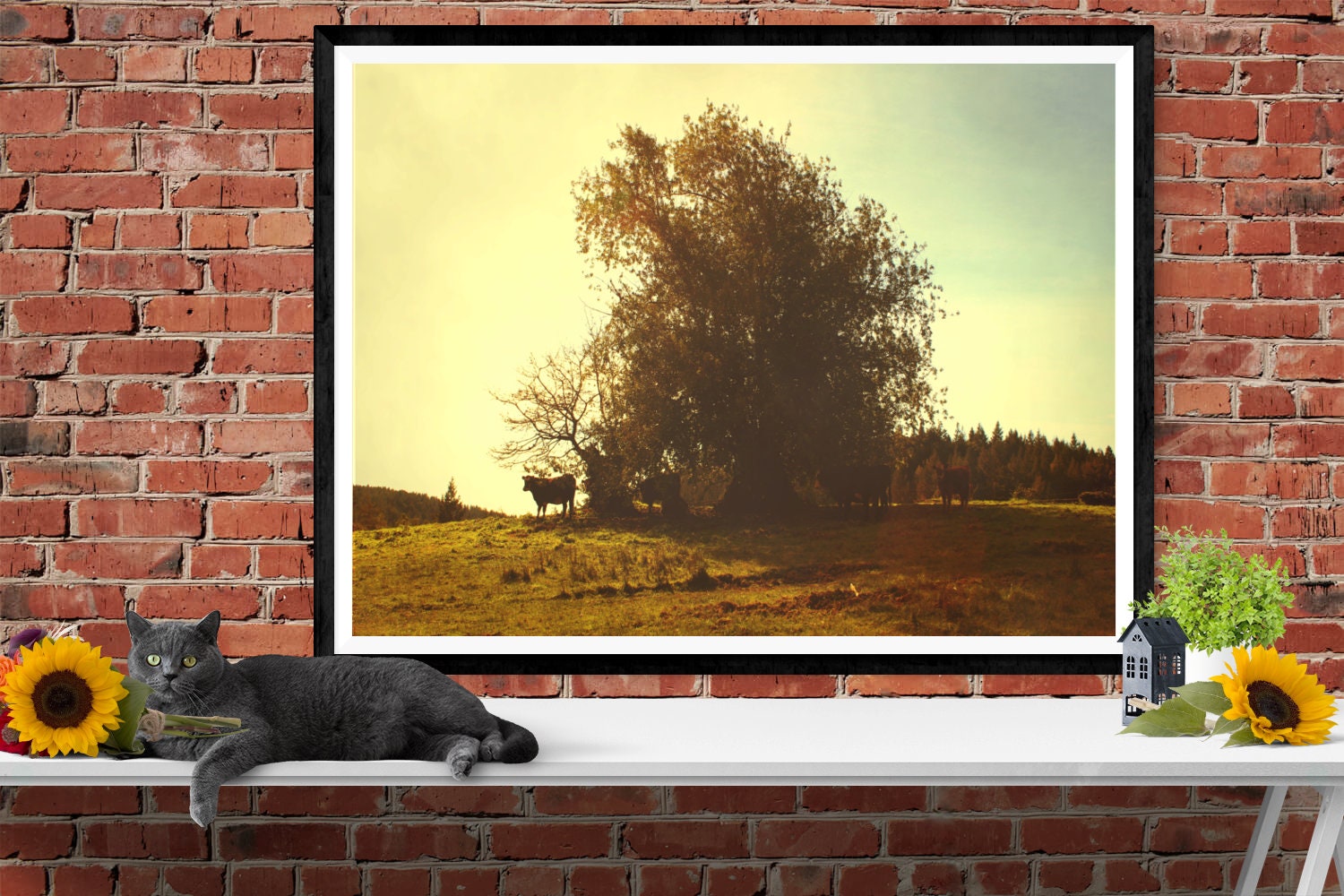 Pastoral Landscape Art Print, Nature Photography Print, Rural Landscape ...