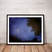 Sky Photography Print, Moon Art Print, Blue Black Large Wall Art ...
