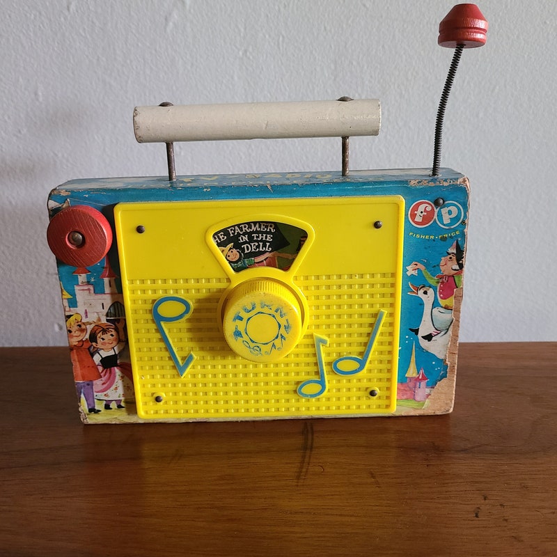 Fisher Price Wind up Radio - Etsy