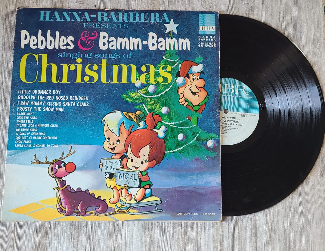 Vintage Pebbles & Bamm- Bamm Vinyl Record 33 RPM Children's Christmas ...