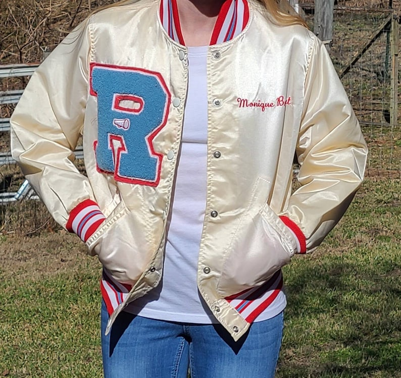 1980's Letterman Jacket High School Varsity Cheer Jacket - Etsy