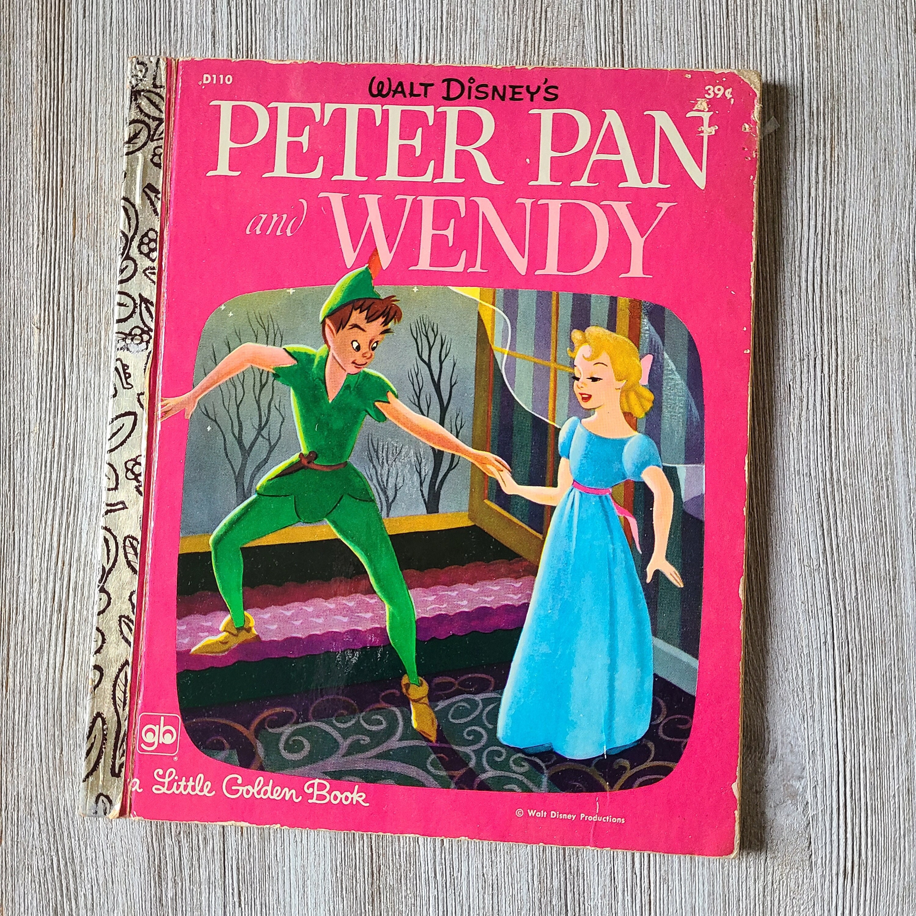 Vintage Golden Book Peter Pan and Wendy 1970's Little Golden Book Peter ...