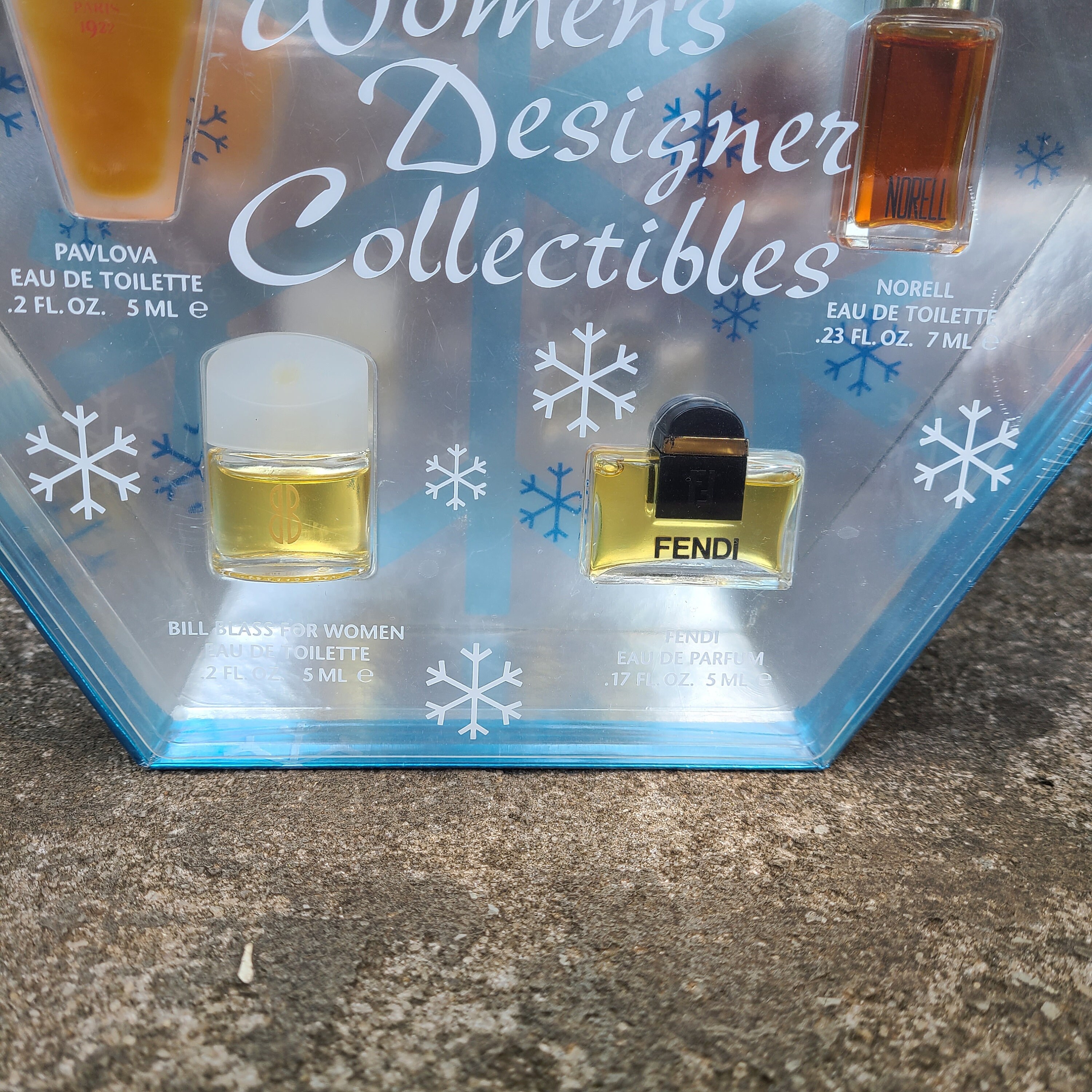 Vintage Perfume Gift Set 90s Mini Perfume Set Fendi Perfume Norell ...