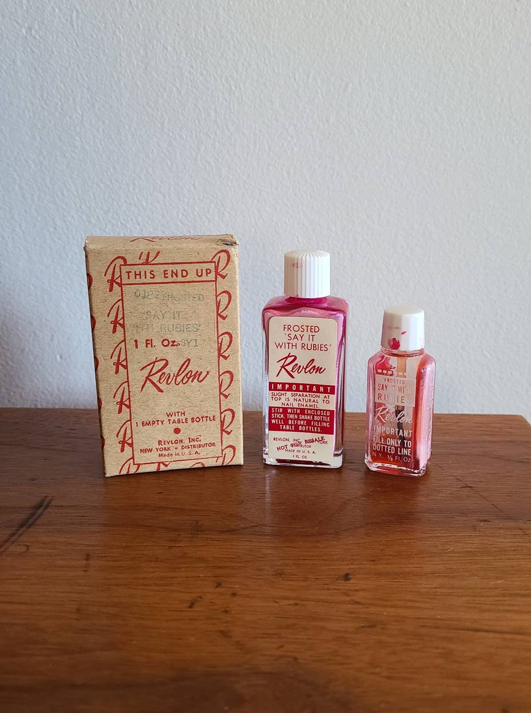 1950's Revlon Nail Polish Vintage Nail Polish Beautician Student Kits ...