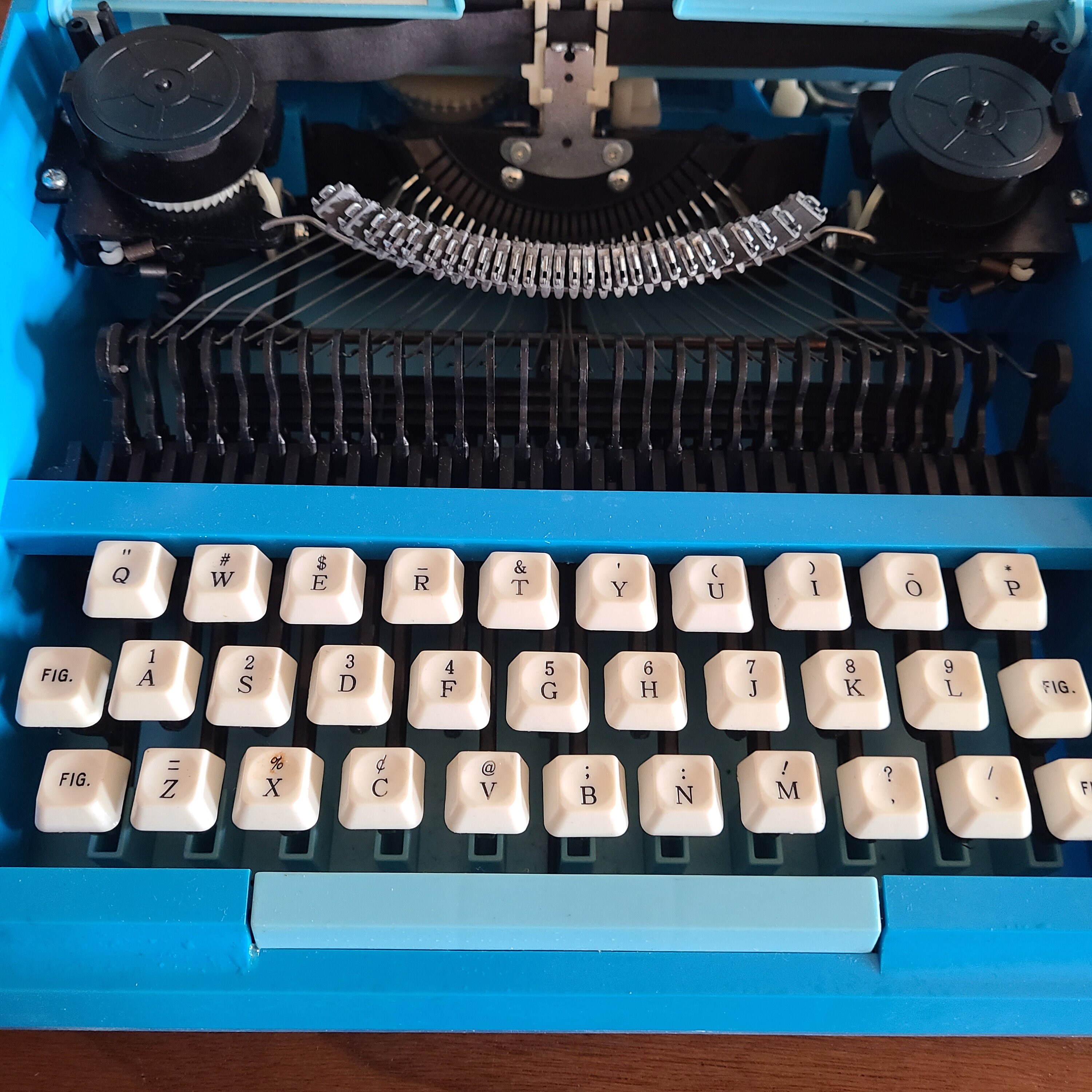 Vintage Typewriter 1970's Children's Buddy L 200 Typewriter Blue ...