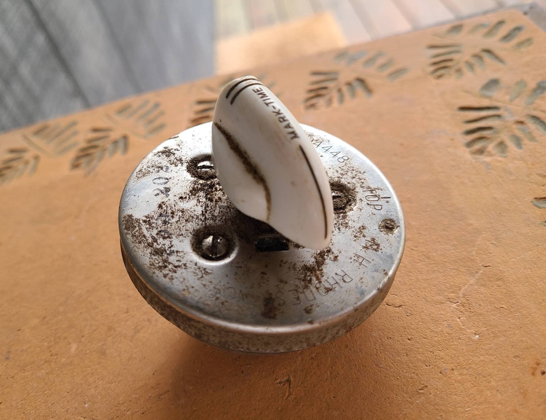 Vintage Kitchen Timer Mark Time Rustic Timer Metal Round Timer Old ...