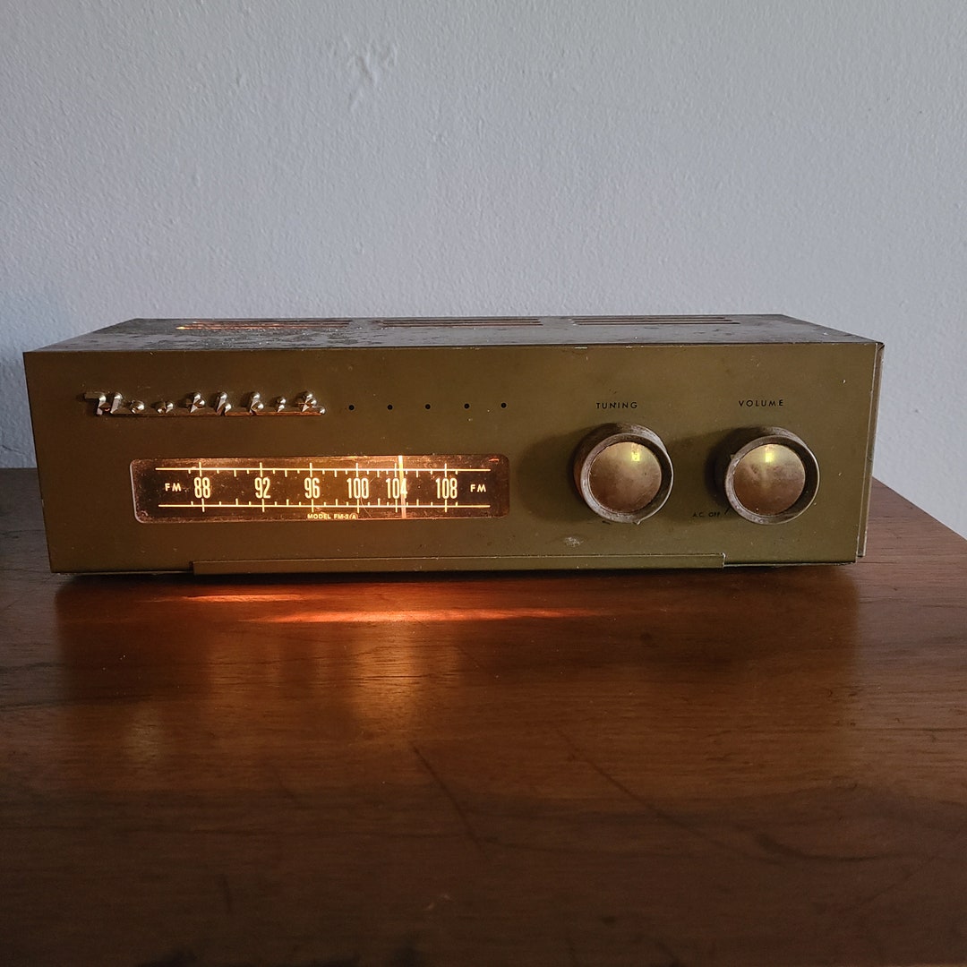 Vintage FM Tuner 1950's Heathkit Brand FM Tuner 3A 50s FM Stereo Tuner ...