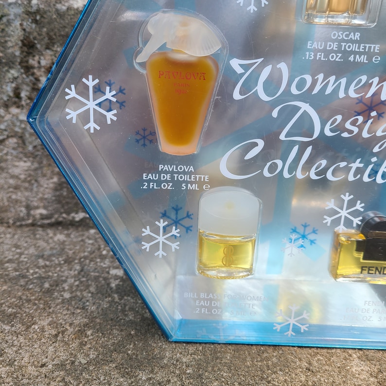 Vintage Perfume Gift Set 90s Mini Perfume Set Fendi Perfume Norell ...