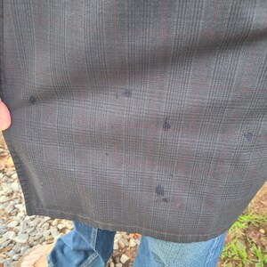 Vintage Overcoat 1960s Raincoat Mens Outerwear Navy Crownwear Coat Long ...