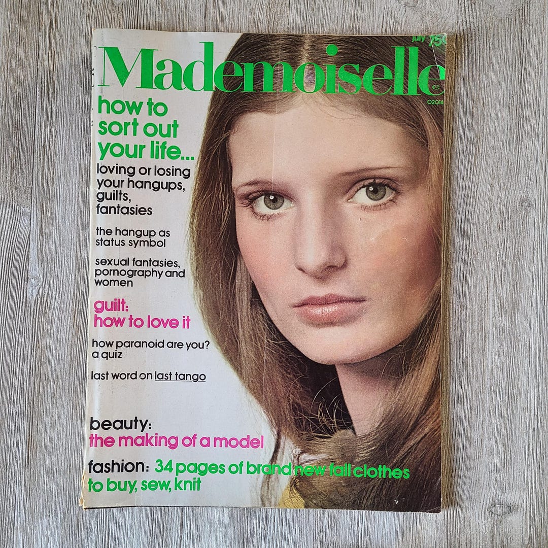 Vintage Mademoiselle Magazine 1970's Mademoiselle Magazine Teen ...