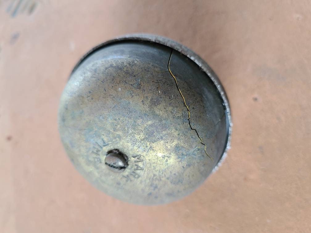 Vintage Kitchen Timer Mark Time Rustic Timer Metal Round Timer Old ...