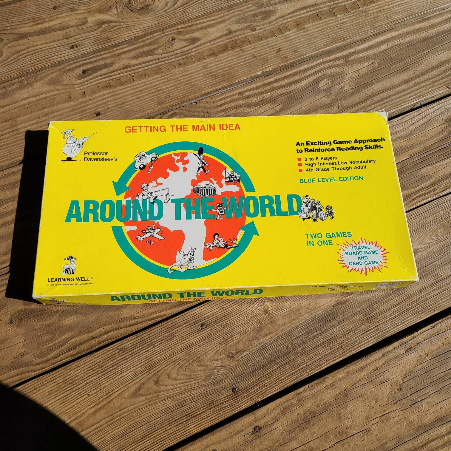 1970's Around the World Board Game Vintage Learning Well Game Getting ...