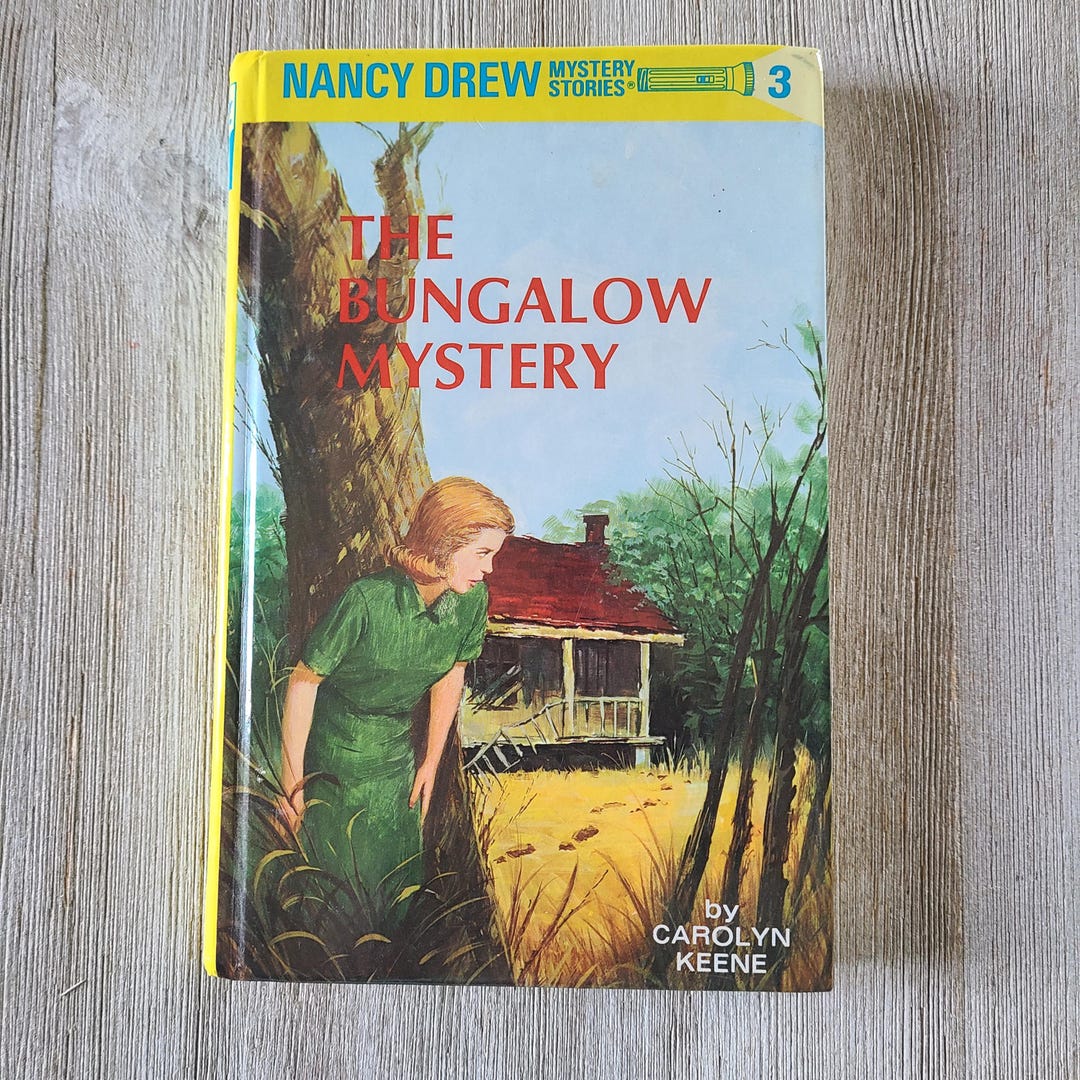 Vintage Nancy Drew Book 1 the Bungalow Mystery by Carolyn Keene 1980's ...
