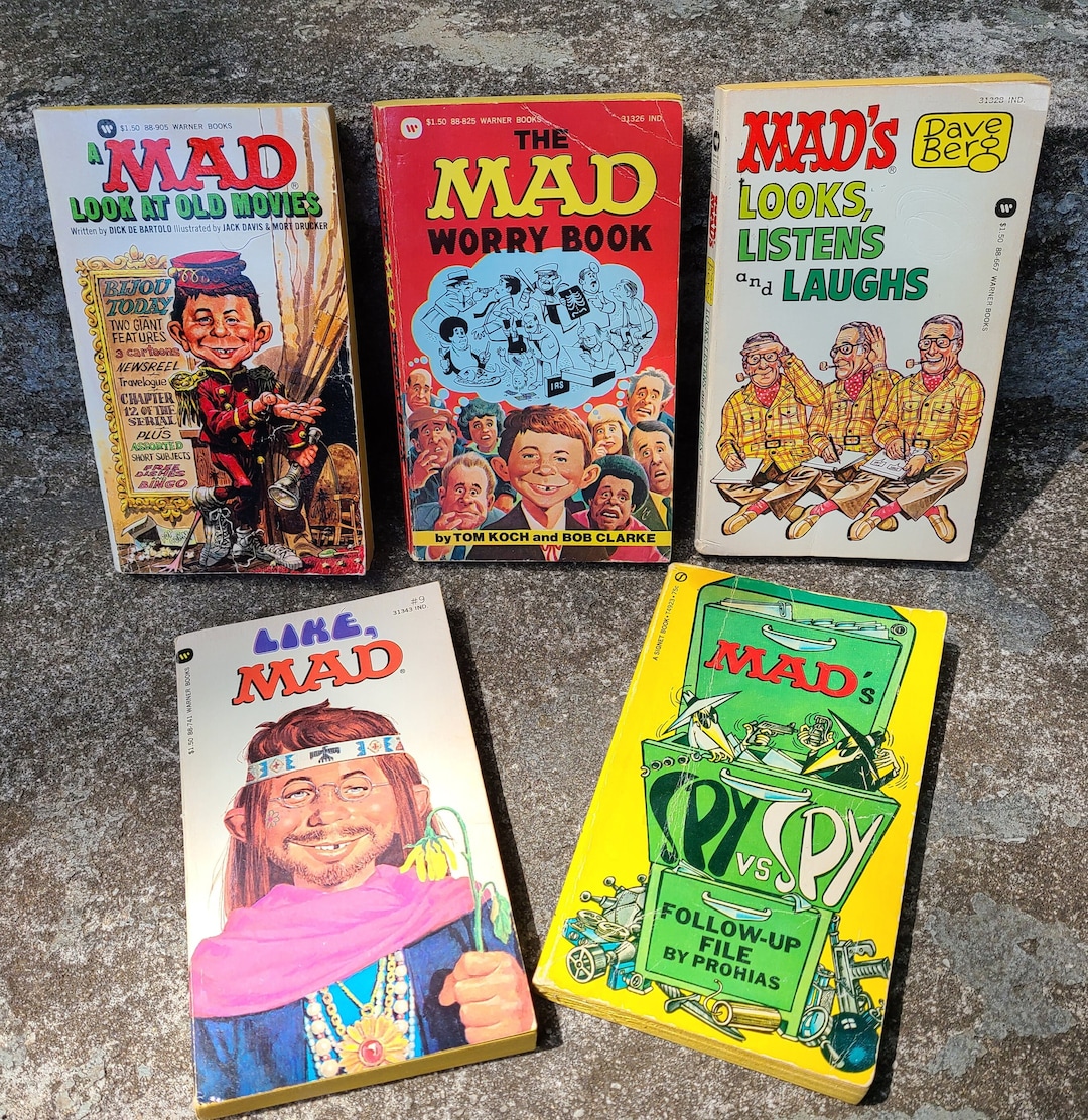 Vintage Mad Magazine Books 1960s Mad Mad Magazine 1970s Mad Magazine ...