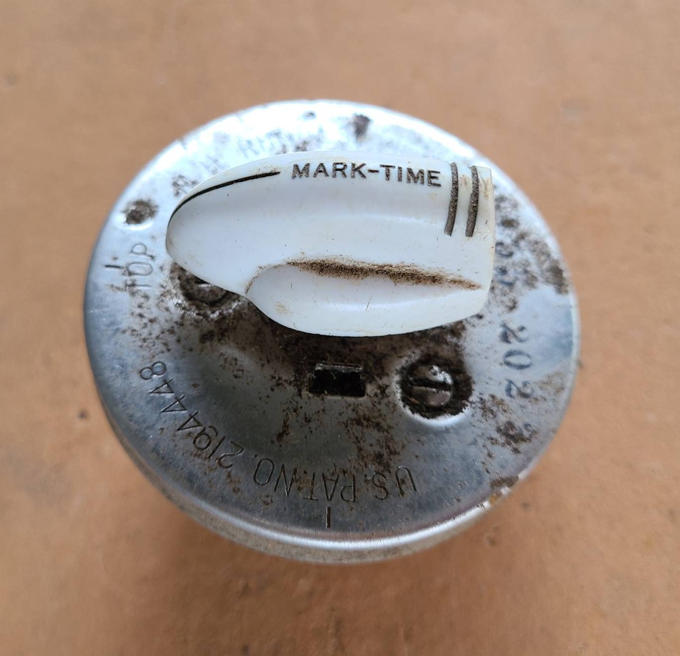 Vintage Kitchen Timer Mark Time Rustic Timer Metal Round Timer Old ...