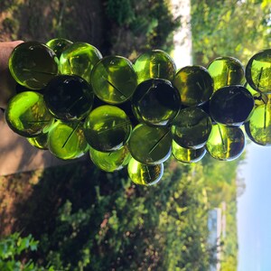 Vintage Lucite Grapes 1960s Bunch of Lucite Table Grapes Avocado Green ...
