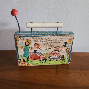 Vintage Toy Radio 1960's Fisher Price Tv-radio Toy the Farmer in the ...