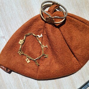 Vintage Brownie Hat With Pins and Bracelets 1960's Brownie Hinged ...