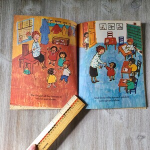 Vintage the Wonderful School Book 1970s Little Golden Book 1980s Amanda ...