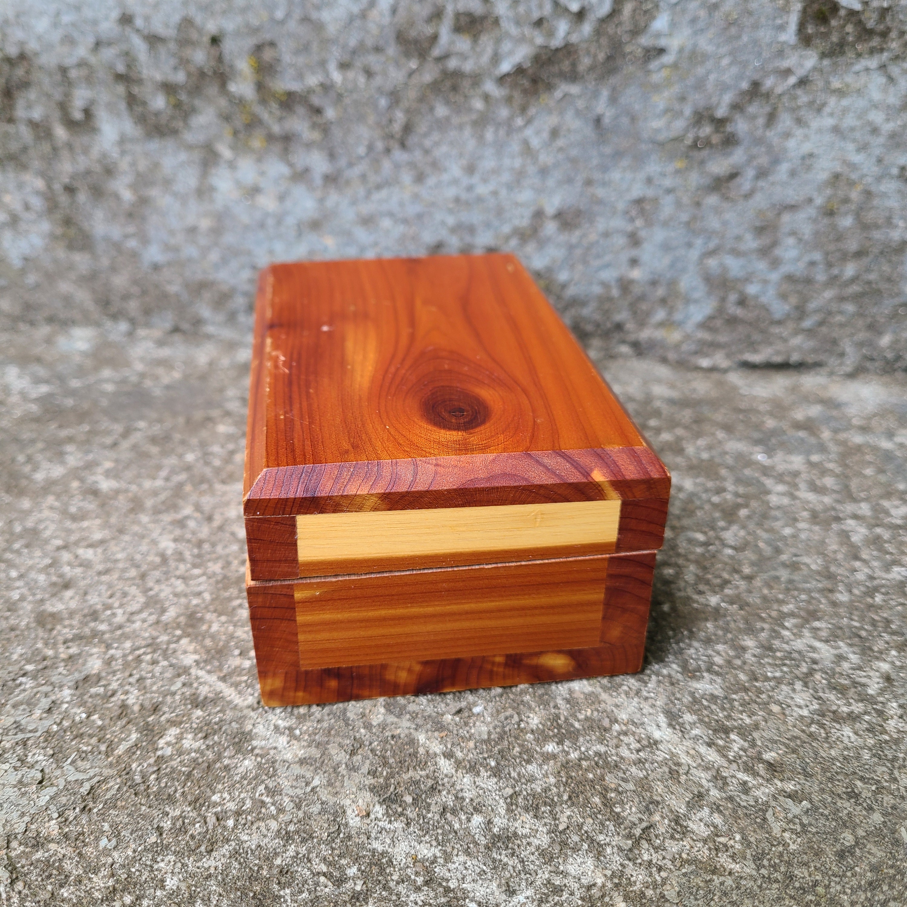 Vintage Wood Box Small Wood Trinket Box 1960s Trinket Box - Etsy