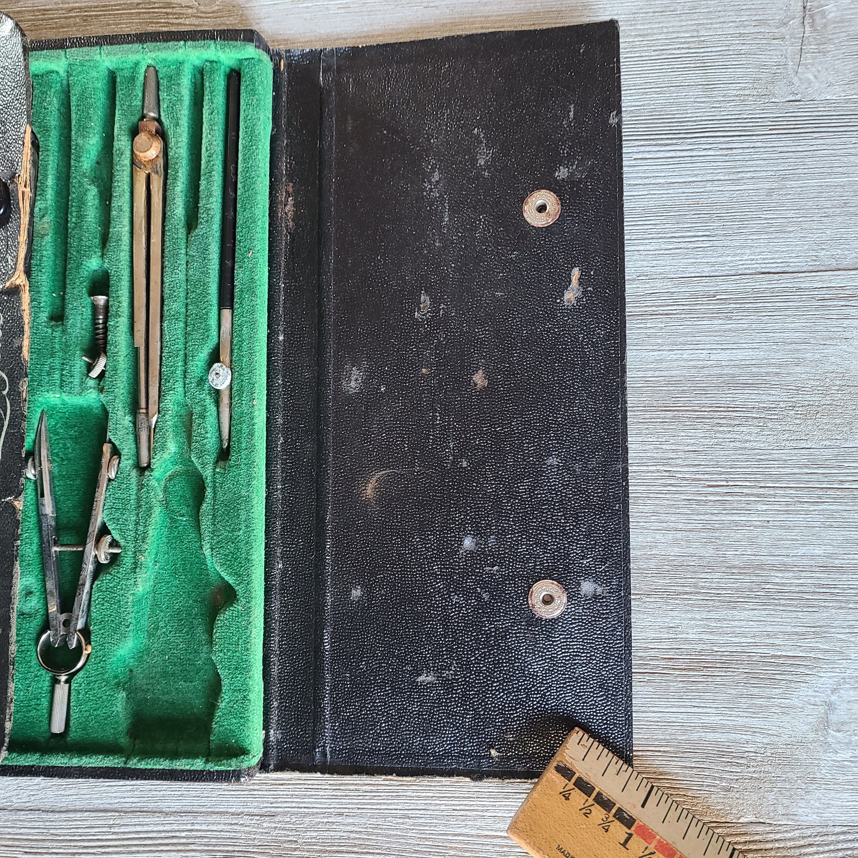 Vintage Drafting Set 1940s Drafting Tools Antique Architects Tools Old ...