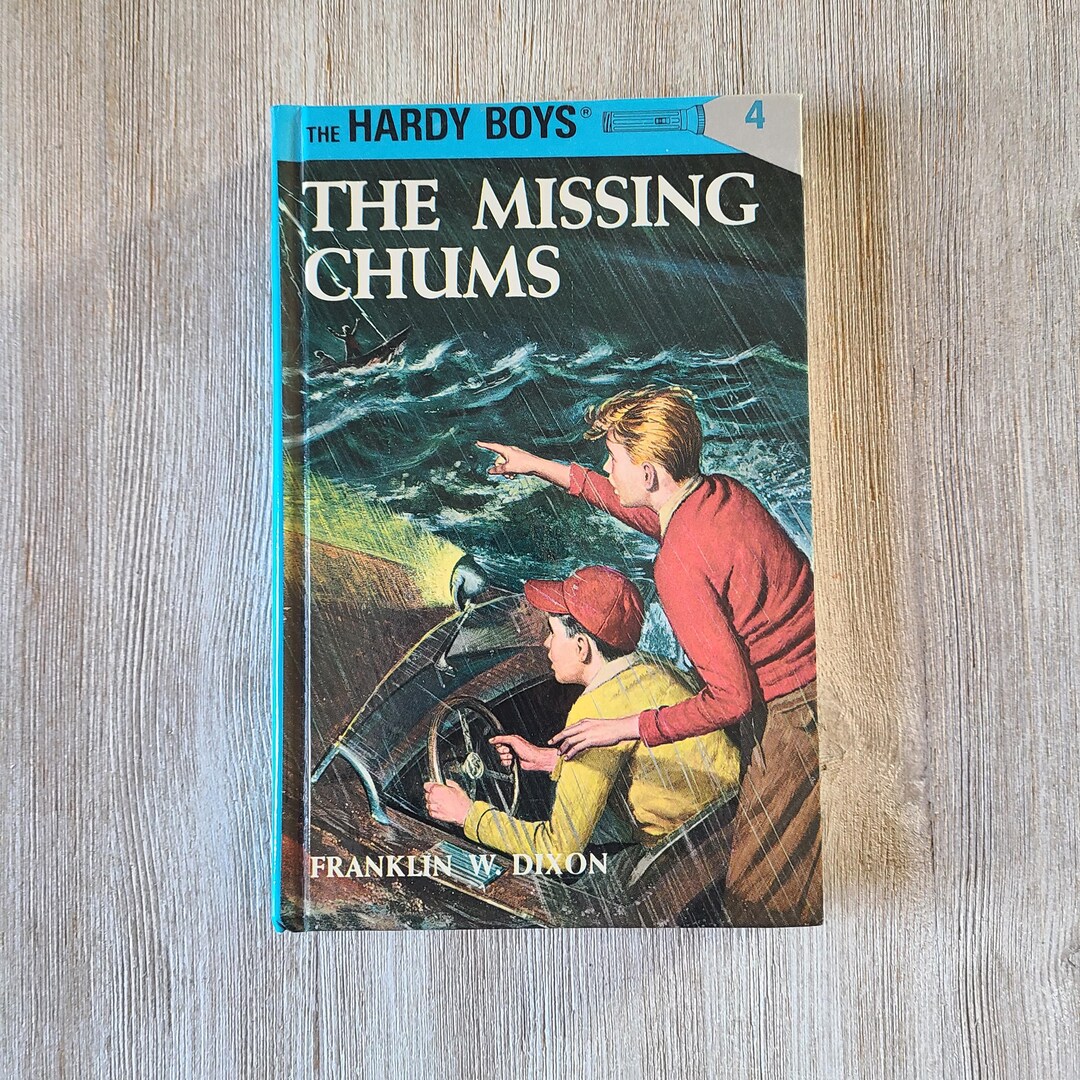 Vintage the Hardy Boys #4 the Missing Chums by Franklin W. Dixon 1990s ...