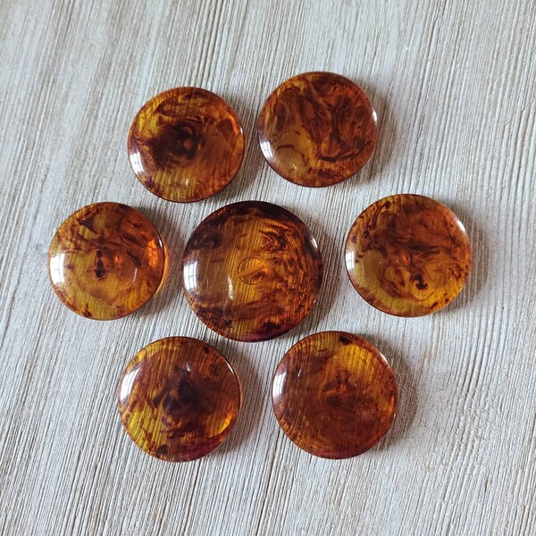 Amber Buttons - Etsy