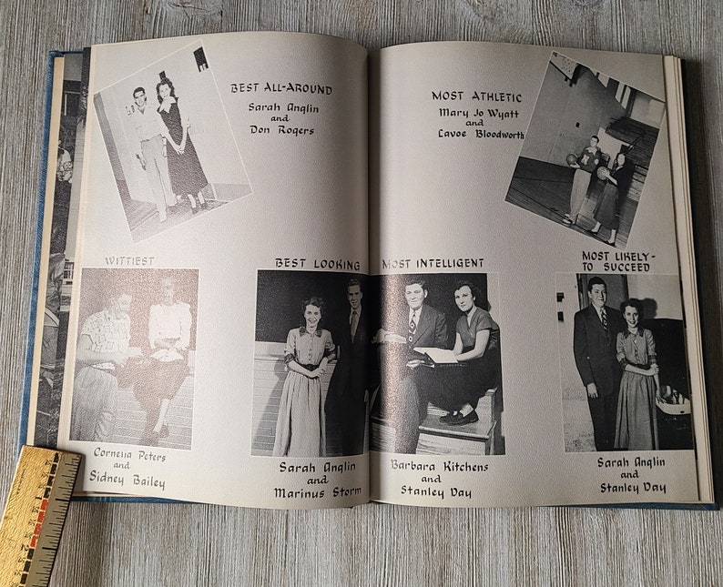 Vintage Yearbook 1950's Yearbook Covington, Georgia the Ram Yearbook ...
