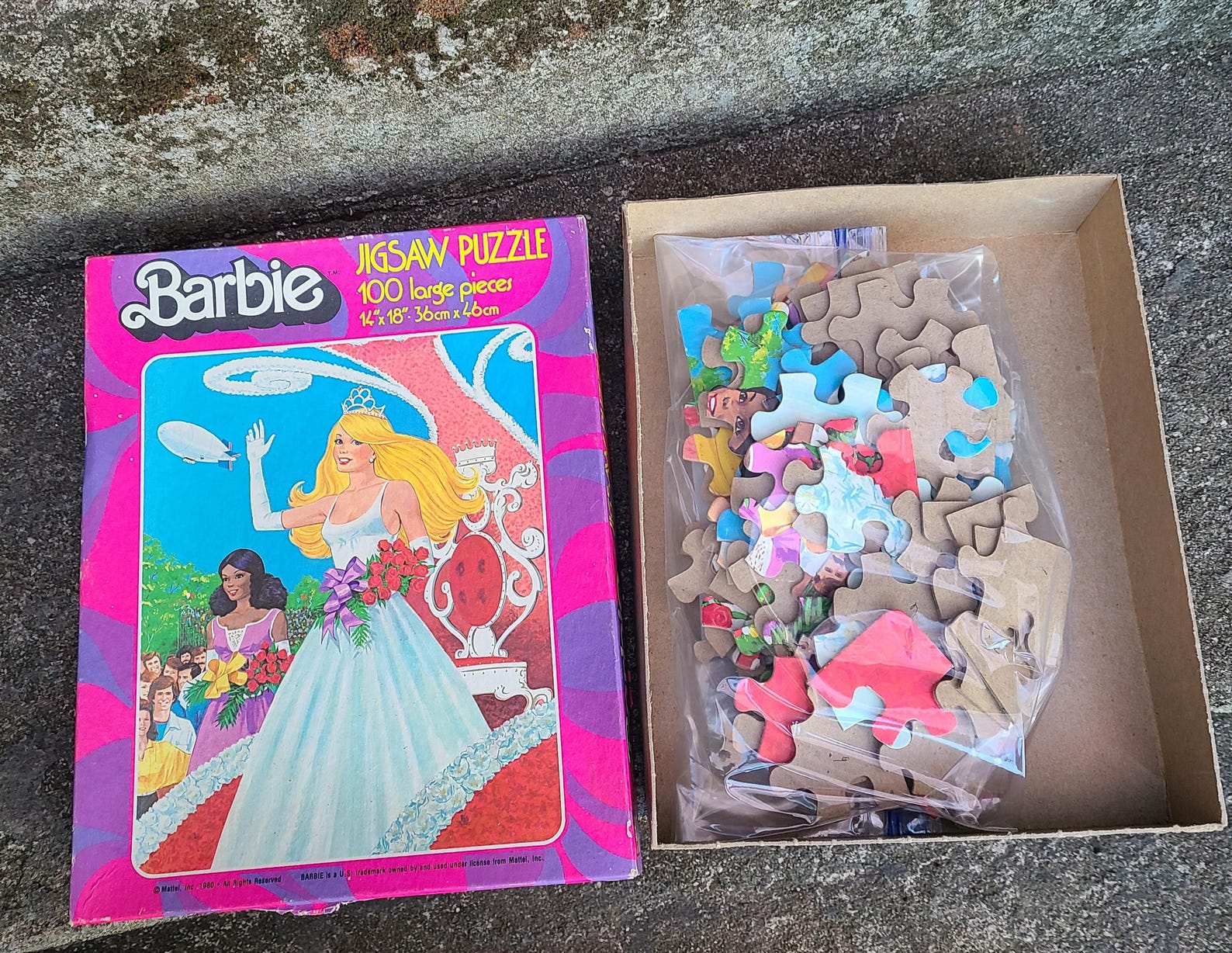 Vintage Barbie Jigsaw Puzzle 1980s Kids Jigsaw Puzzle 100 Piece Puzzle ...