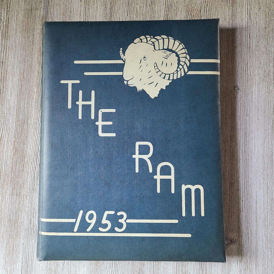 Vintage Yearbook 1950's Yearbook Covington, Georgia the Ram Yearbook ...