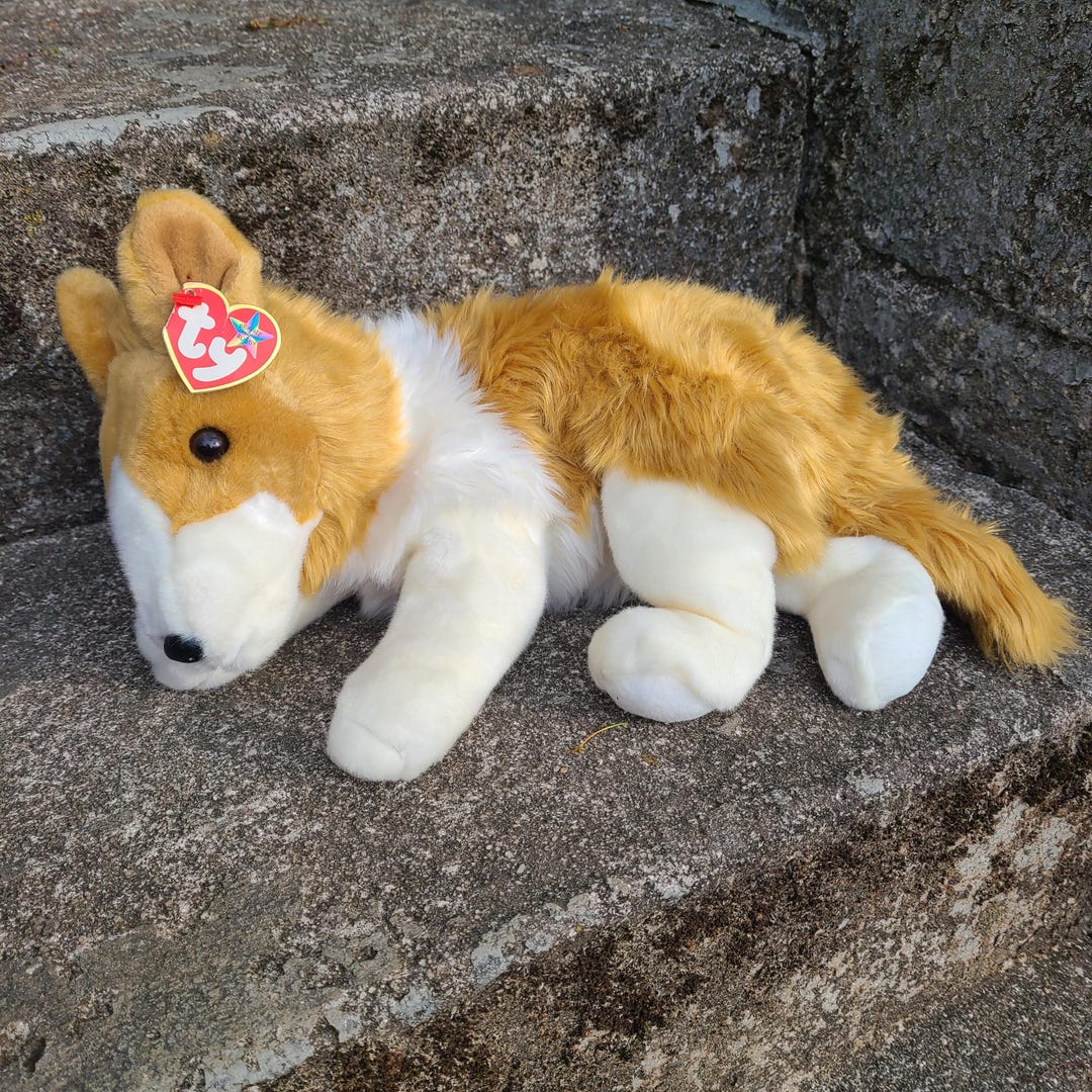 Vintage Ty Cassie the Collie Plush Dog 2001 Ty Beanie Buddy Cassie ...