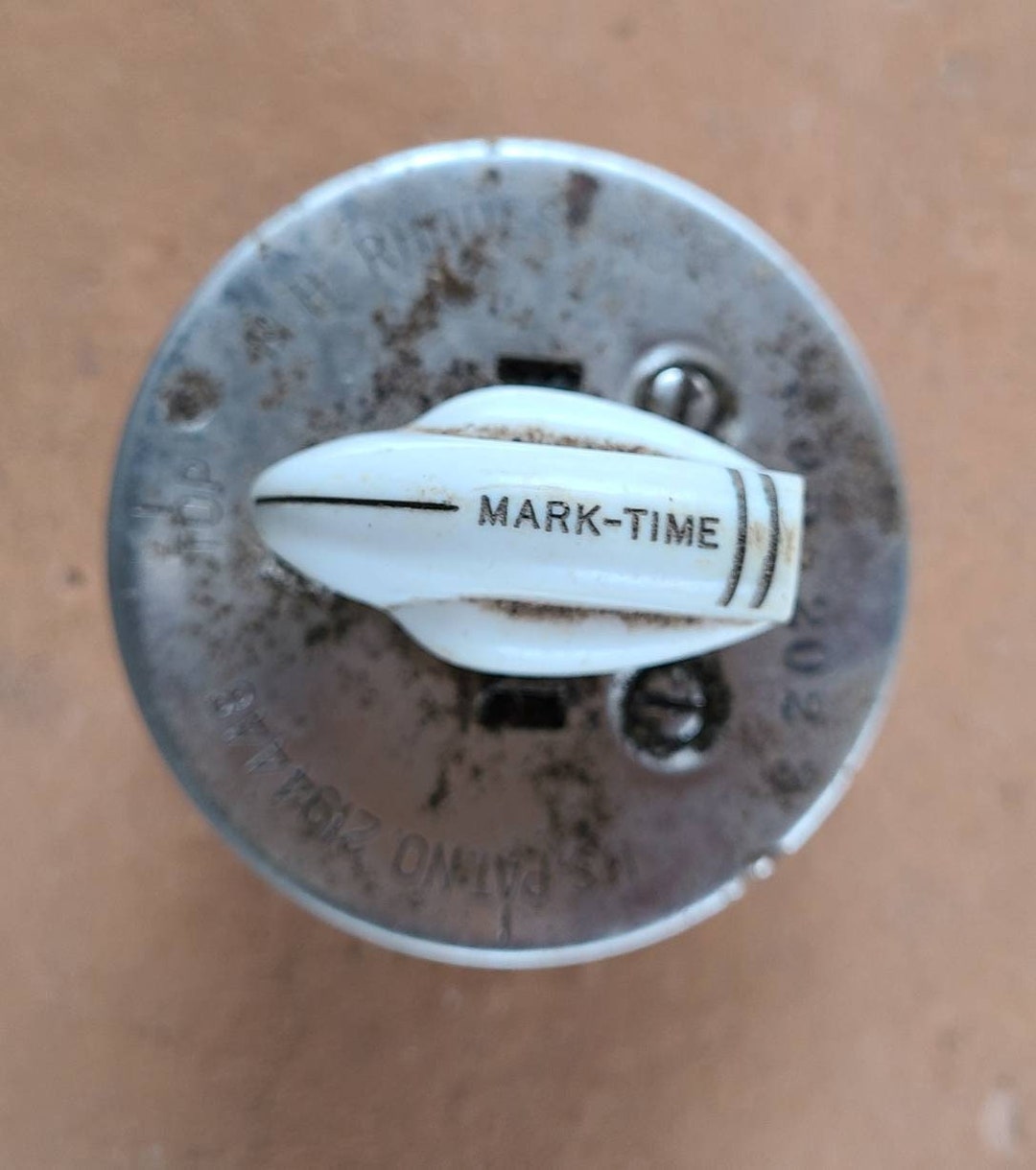 Vintage Kitchen Timer Mark Time Rustic Timer Metal Round Timer Old ...