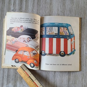 Vintage Golden Book Cars 1970s Little Golden Book Automobile Storybook ...