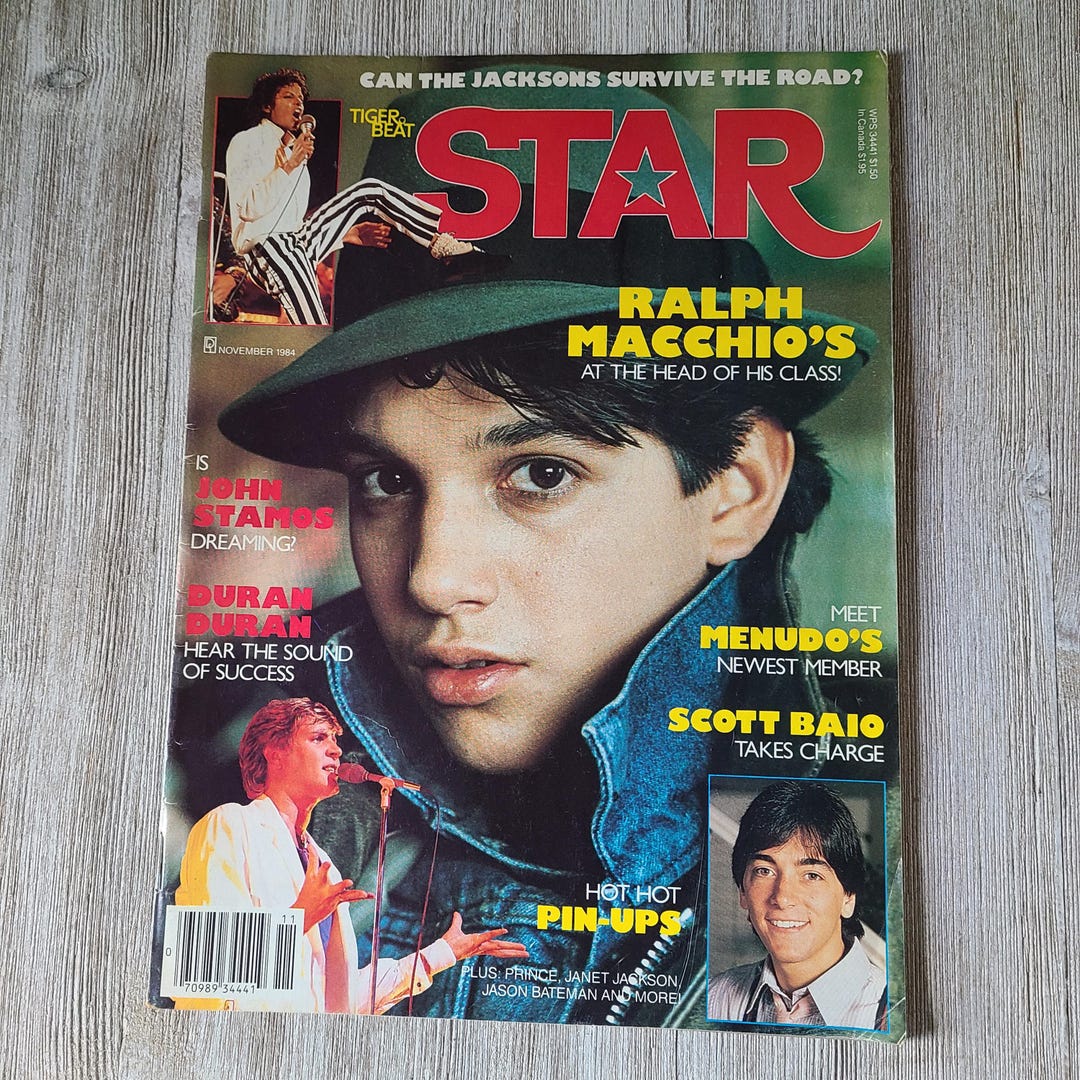 Vintage Tiger Beat Star Magazine Pinup 1980s Teen Celebrity Magazine ...