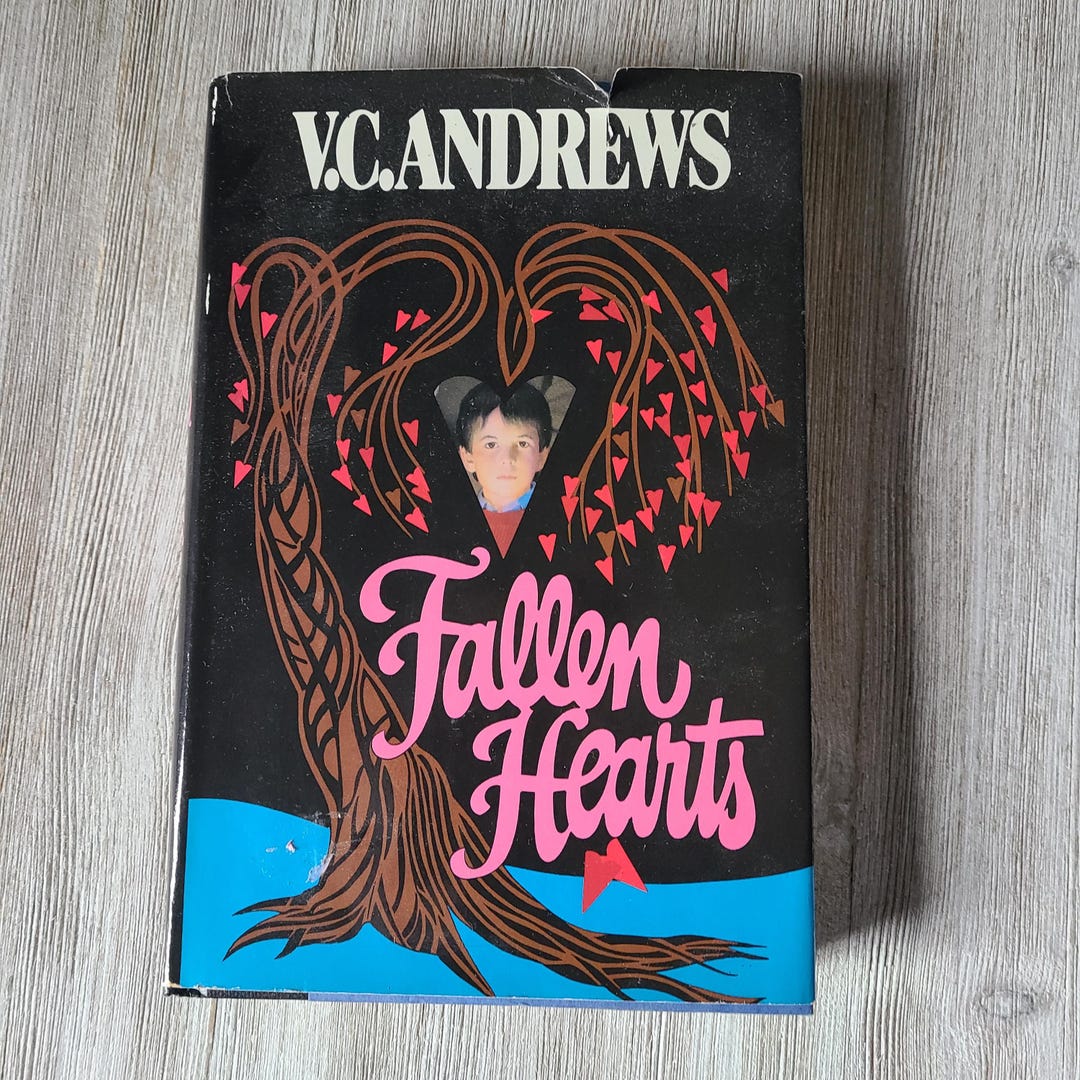 Vintage Fallen Hearts by V.C. Andrews Casteel Series #3 1980s Flowers in the Attic Series 80s ...