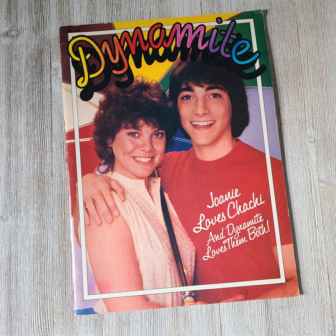 Vintage Dynamite Magazine 1980s Joanie Loves Chachi Magazine Scholastic ...