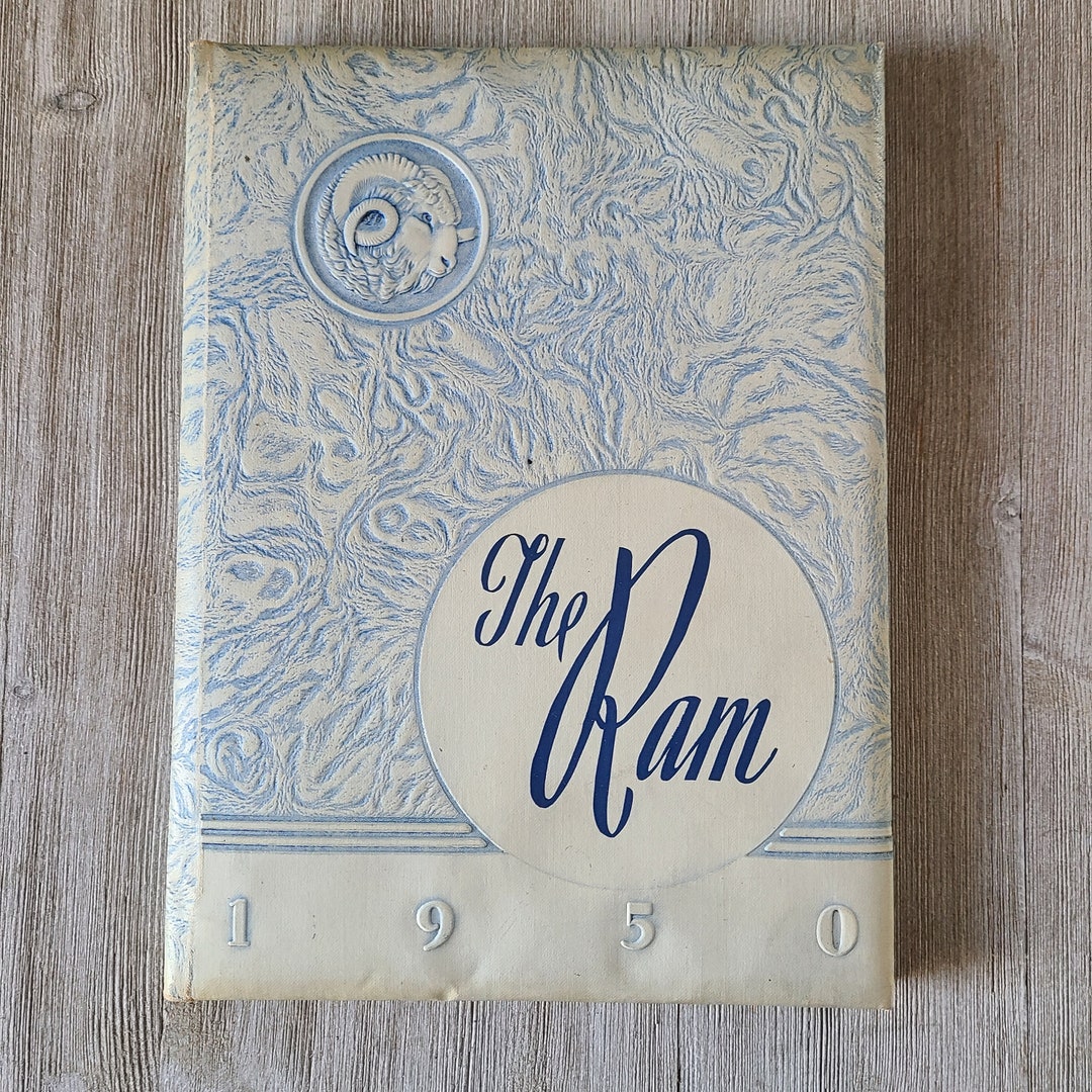 Vintage Yearbook 1950's Yearbook Covington,georgia the Ram Yearbook ...