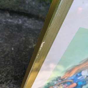 1960's Michel Thomas Lithograph Big Eye Girl and Boy Print 1960's Big ...