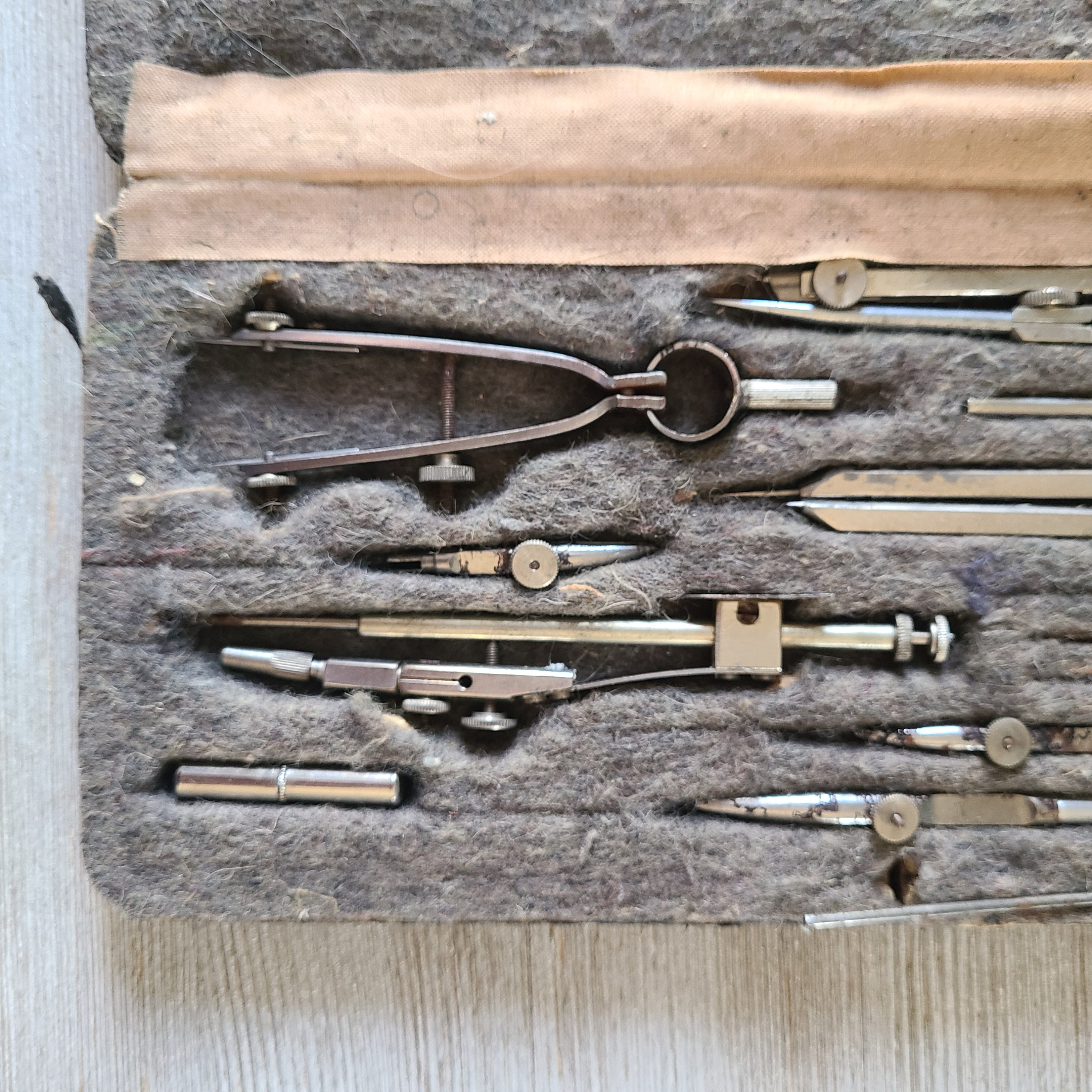 Vintage Drafting Set 1940s Drafting Tools Antique Architects Tools Old ...