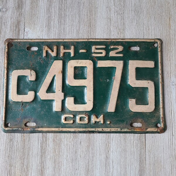 Old License Plate - Etsy