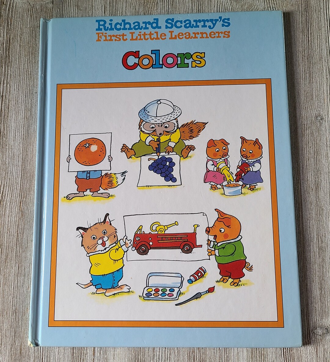 Vintage Richard Scarry's Book First Little Learners Colors 1990s Color ...