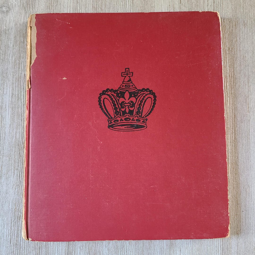 Vintage Famous Kings and Queens for Young People Book 1940s Book About ...