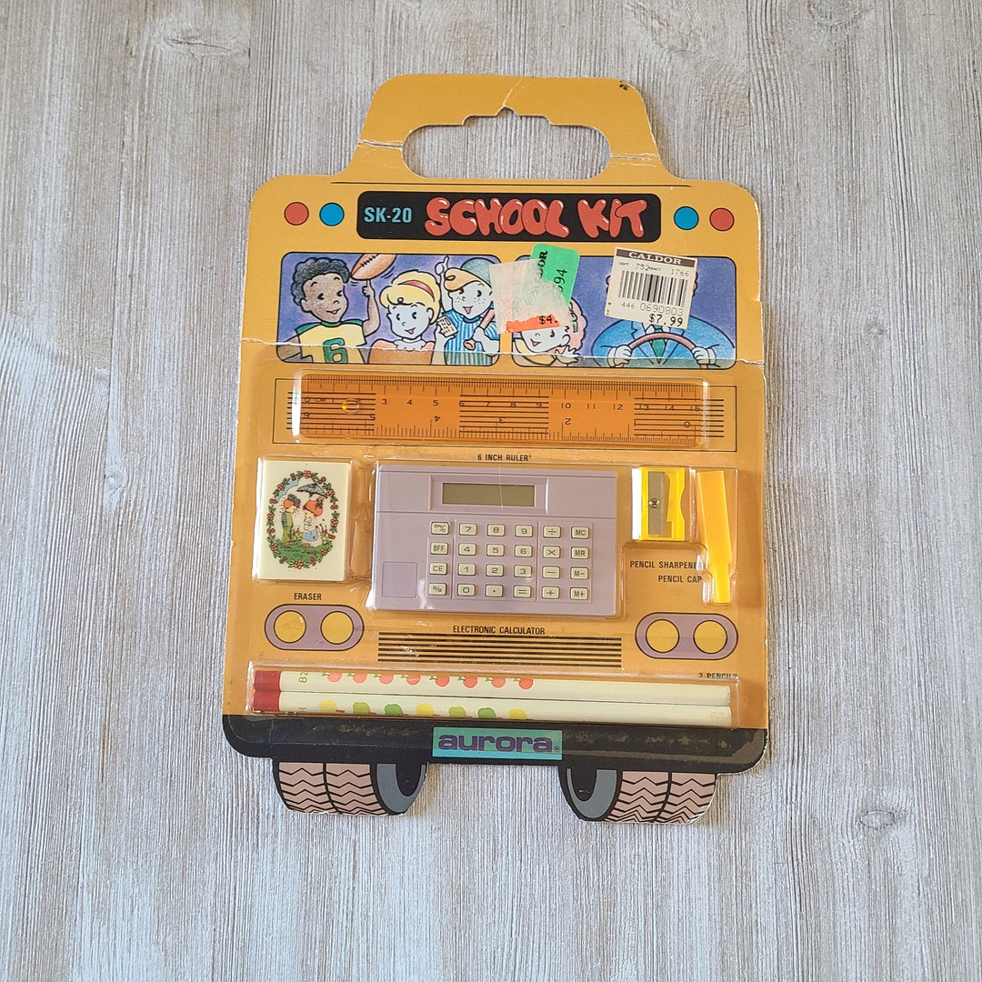 Vintage School Kit 1980's School Supplies 80s School Pack 80s ...