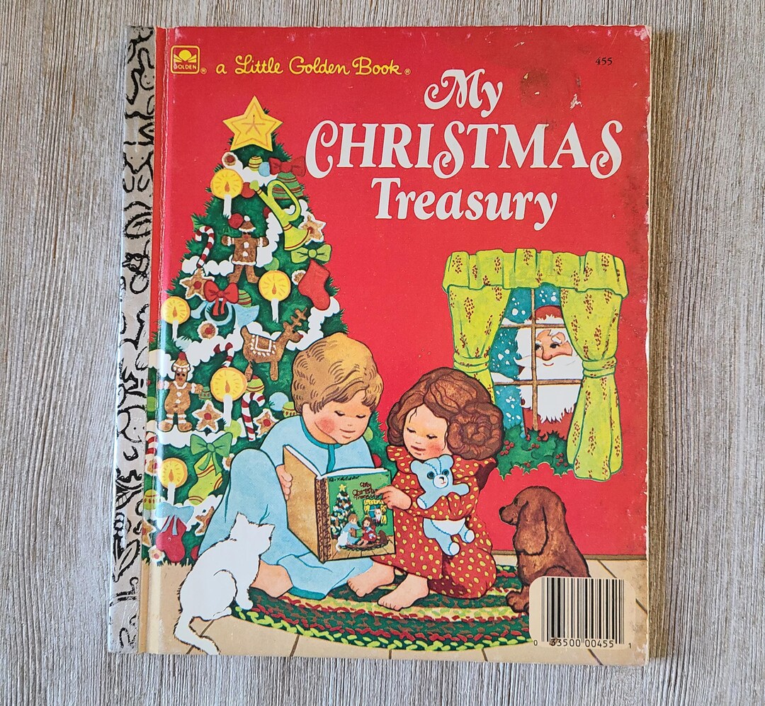Vintage My Christmas Treasury Book 1970s Christmas Little Golden Book ...