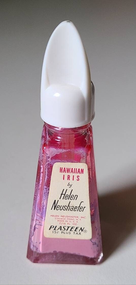 Vintage Helen Neushaefer Nail Polish Hawaiian Iris 1950's Nail Polish ...