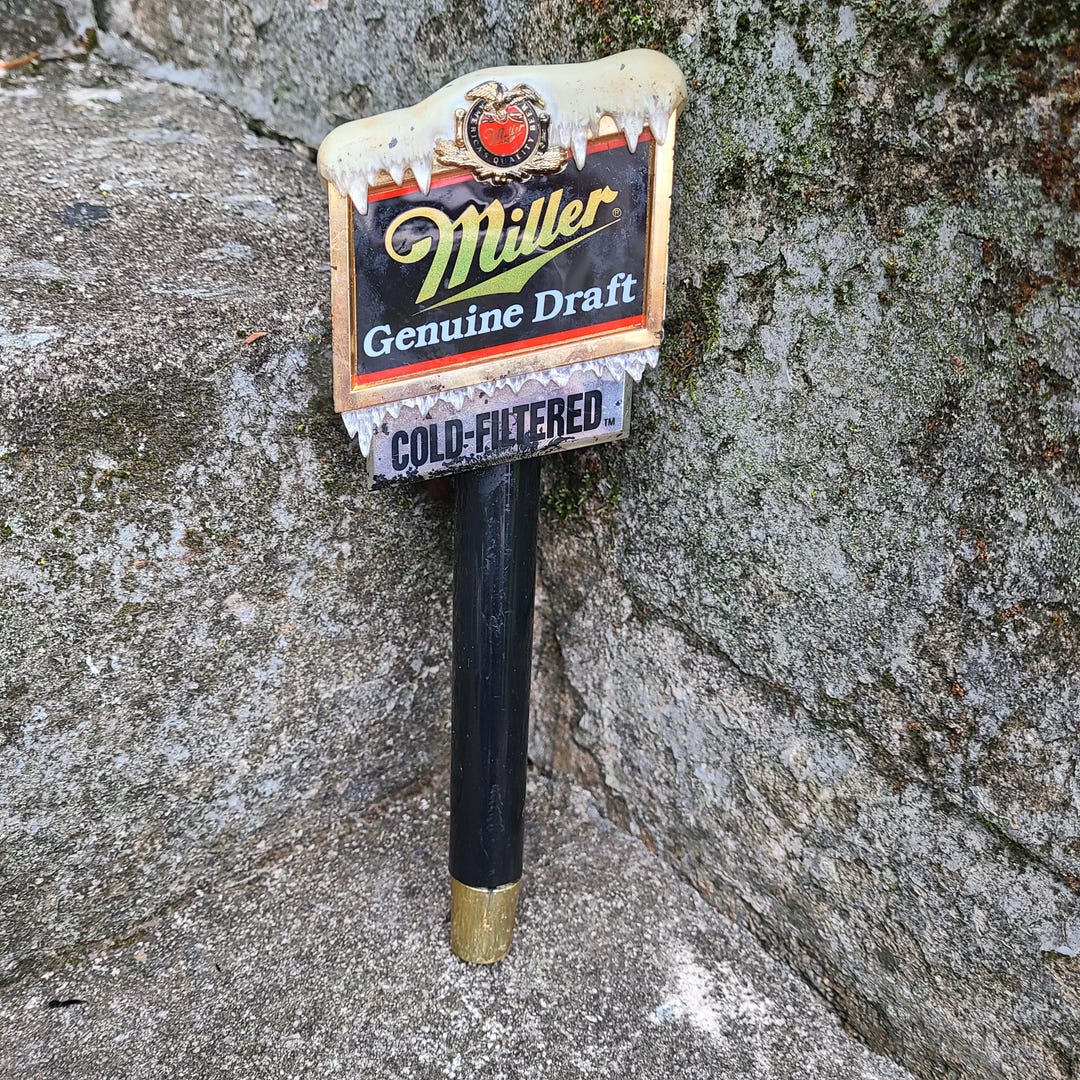 Vintage Beer Tap 1970s Miller Genuine Draft Beer Tap 70s Barware Pub ...